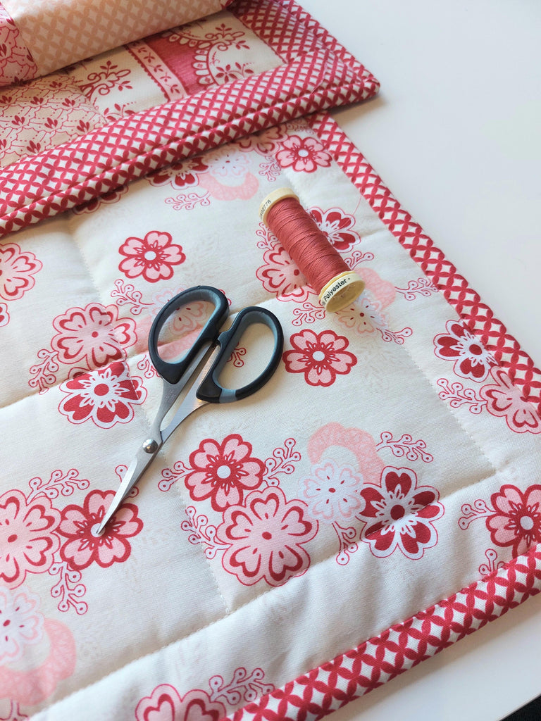 Raspberry Parade Patchwork Quilt | Littler Quilts