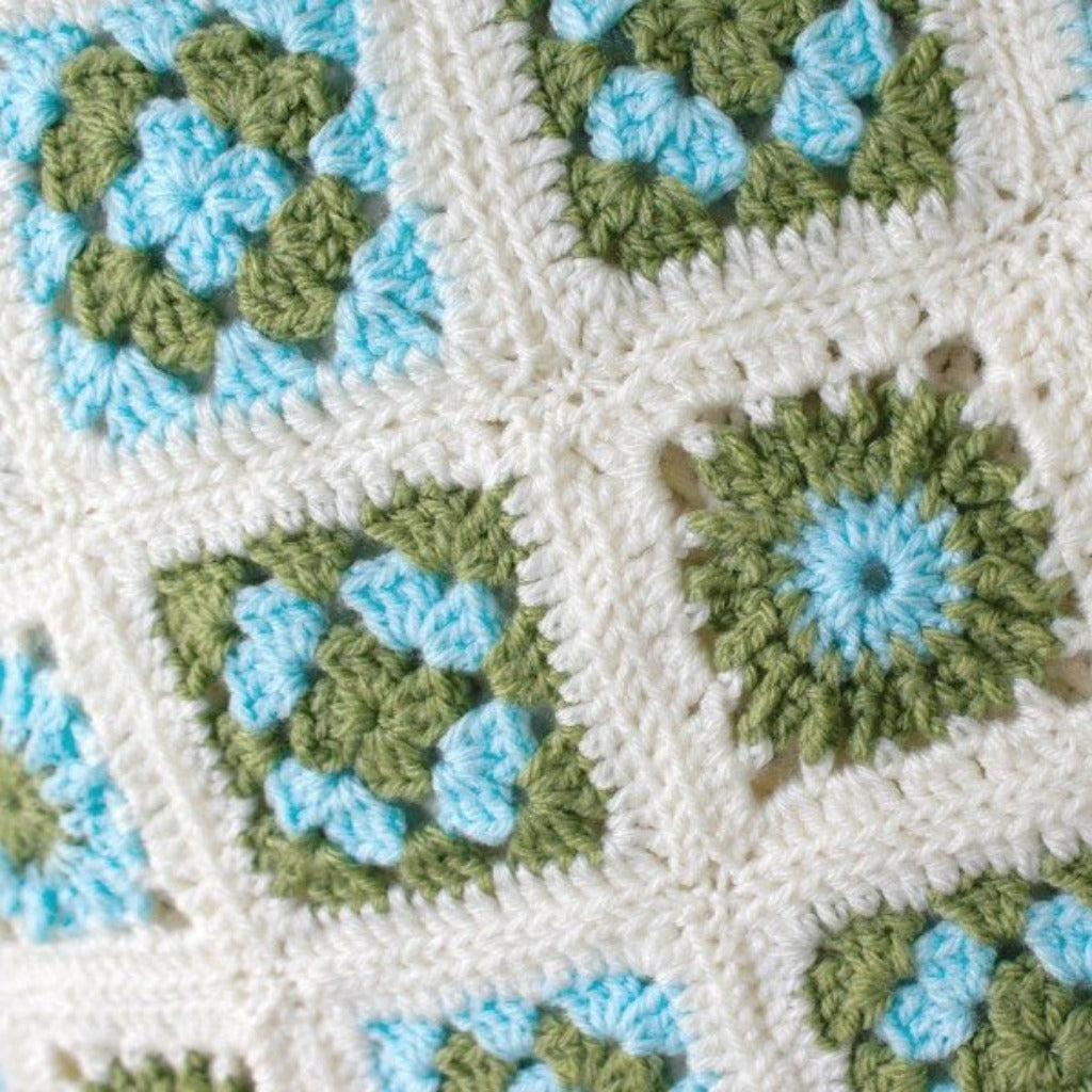Handmade Crochet Patchwork Baby Blanket | Littler Quilts
