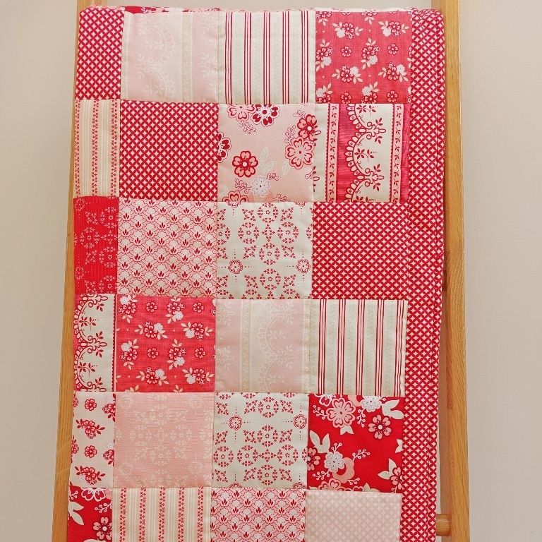 Raspberry Parade Patchwork Quilt | Littler Quilts